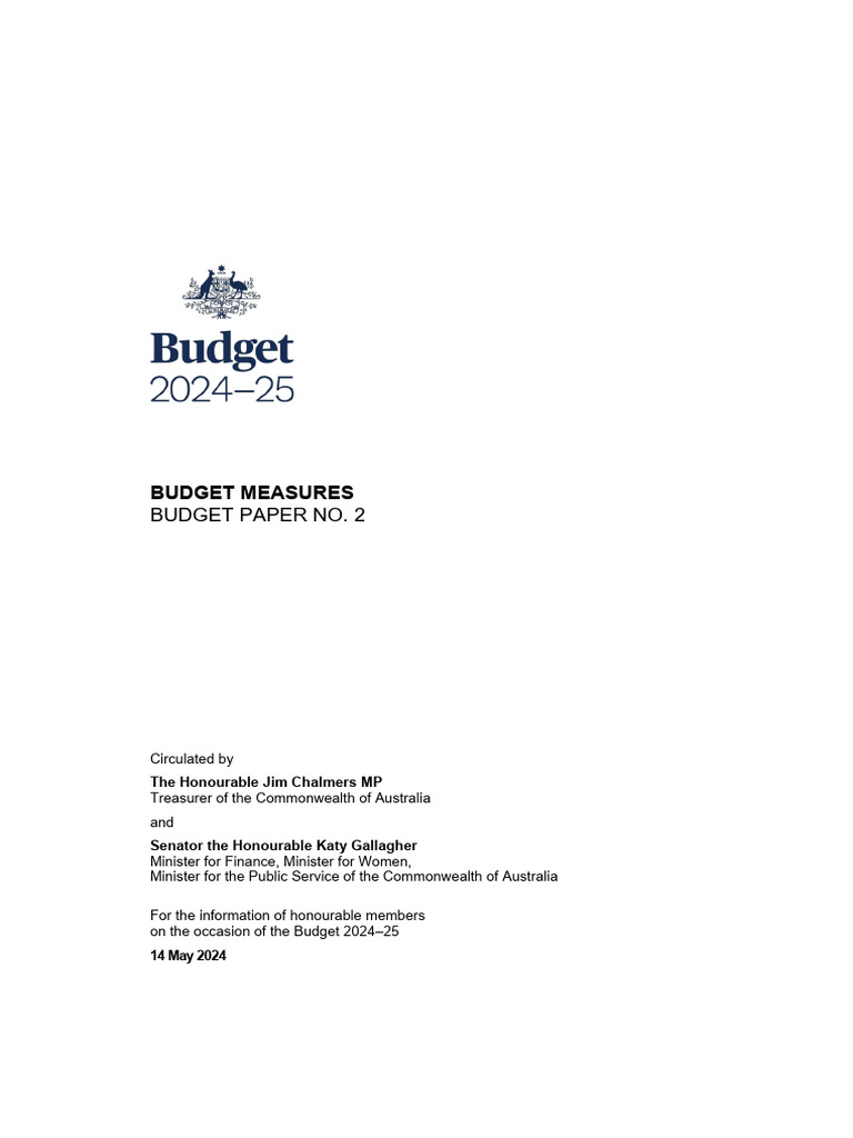 FY2024-25 Budget Planning Levels | PDF | Cost Of Living | Taxes