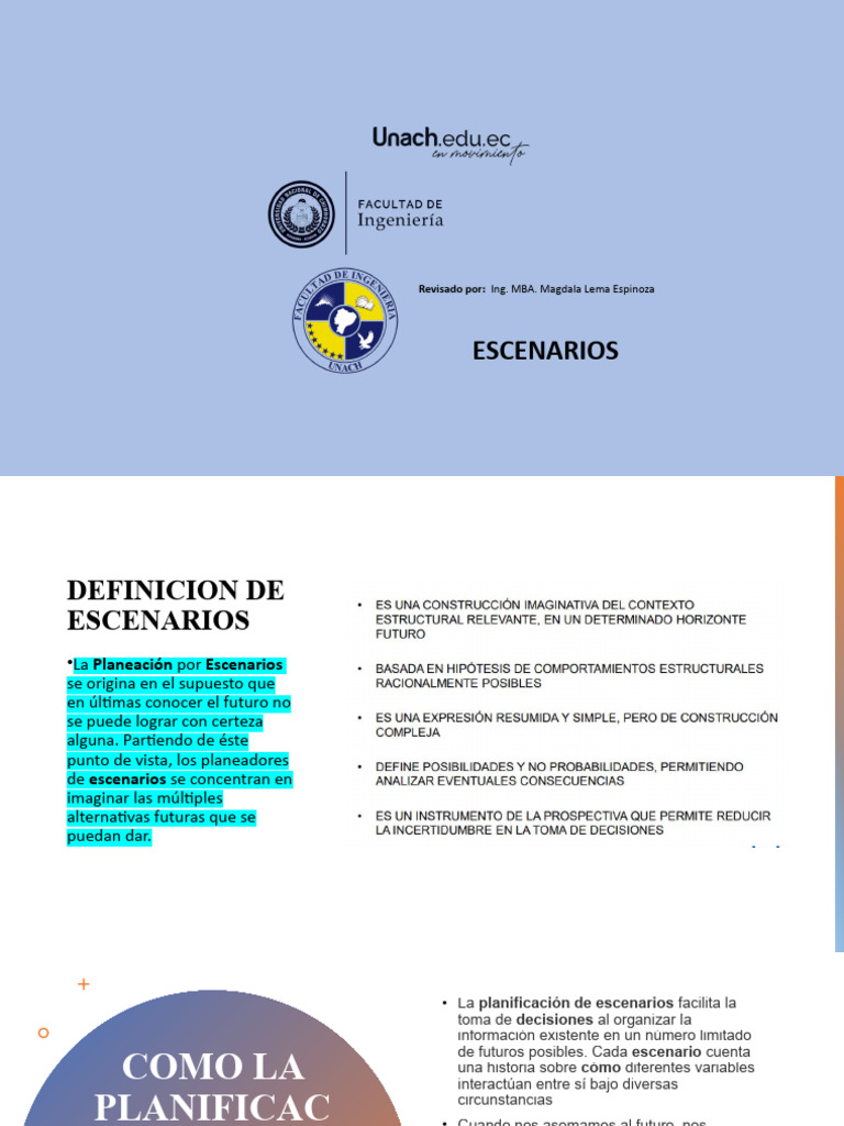 Planeación de Escenarios Efectiva | PDF | Planificación | Toma de ...