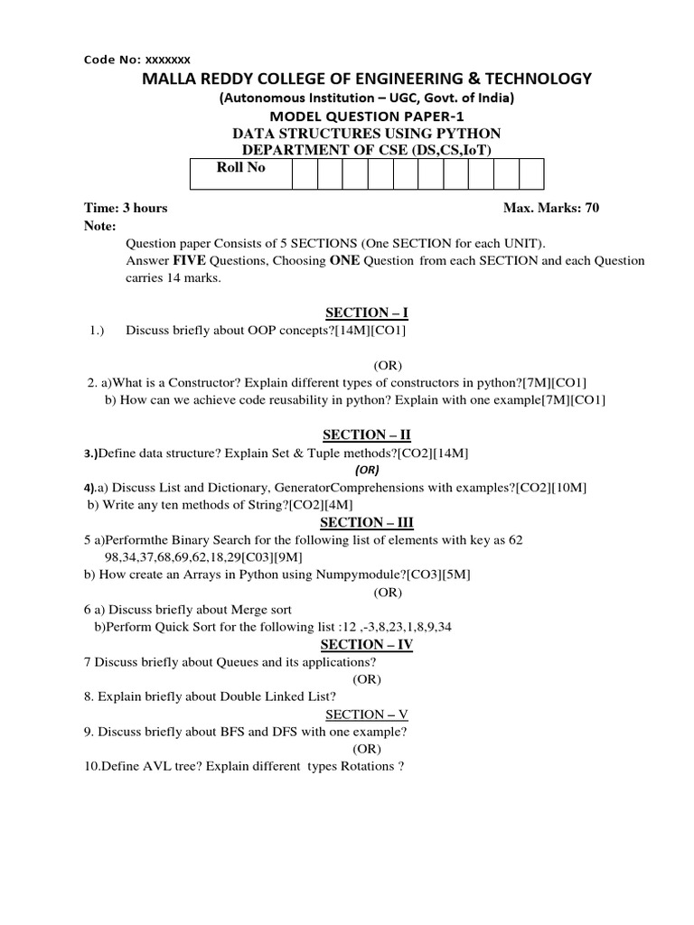 Iot II-i Model Question Papers | PDF | Internet Protocol Suite | Computer Network