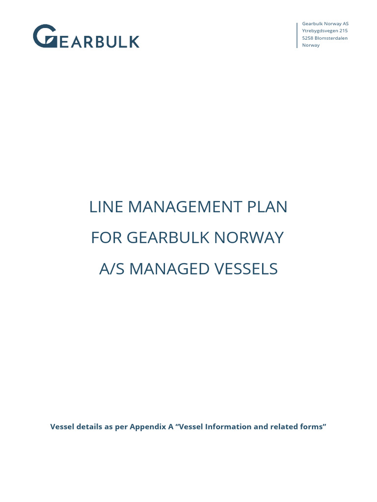 Line Management Plan Penguin Arrow | PDF | Rope | Ships