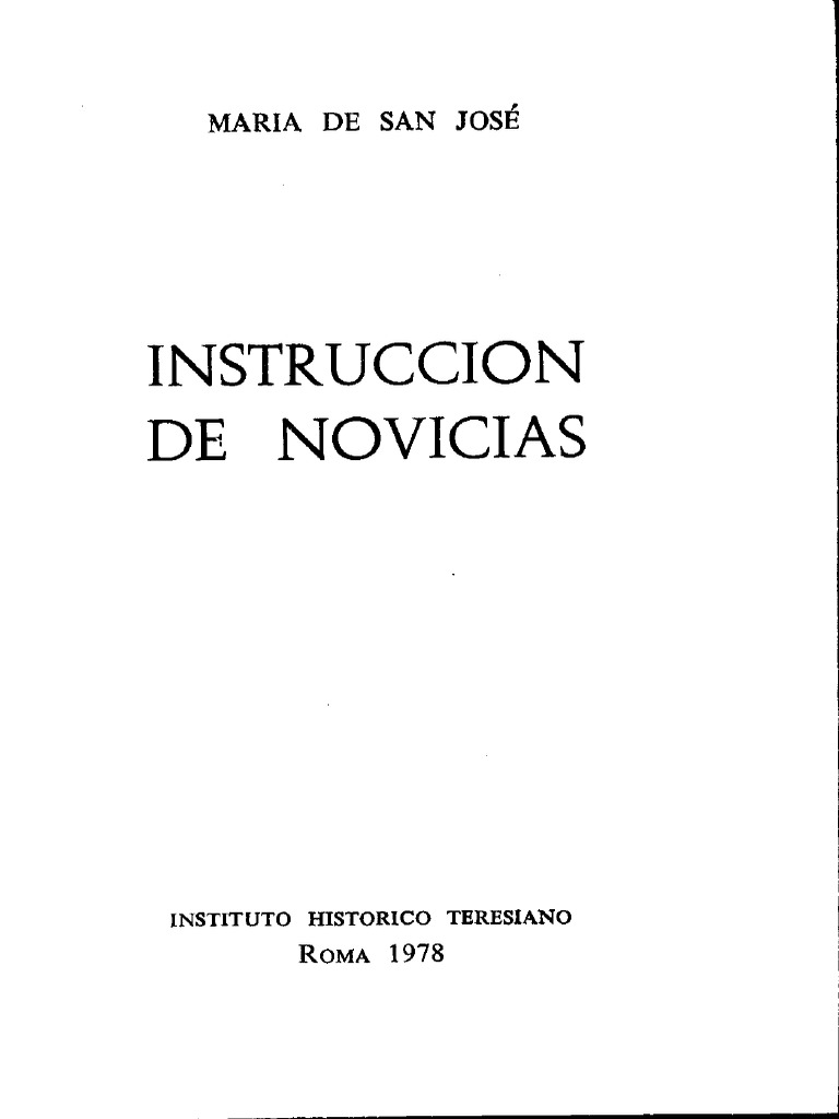 Instrucción de Novicias | PDF | Oración | Actitudes proposicionales