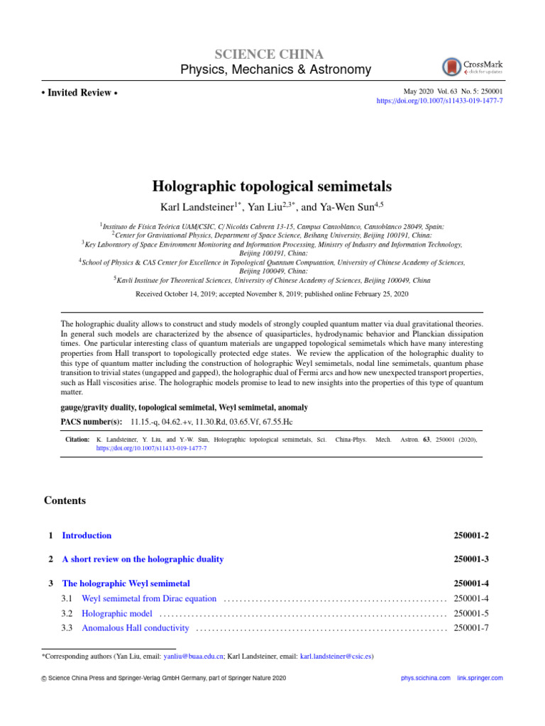 Holographic Topological SM | PDF | String Theory | Scientific Theories