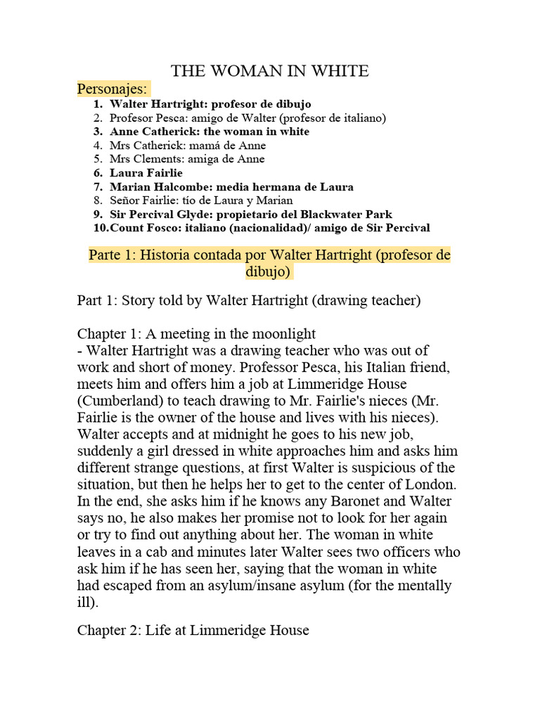 The Woman in White | PDF