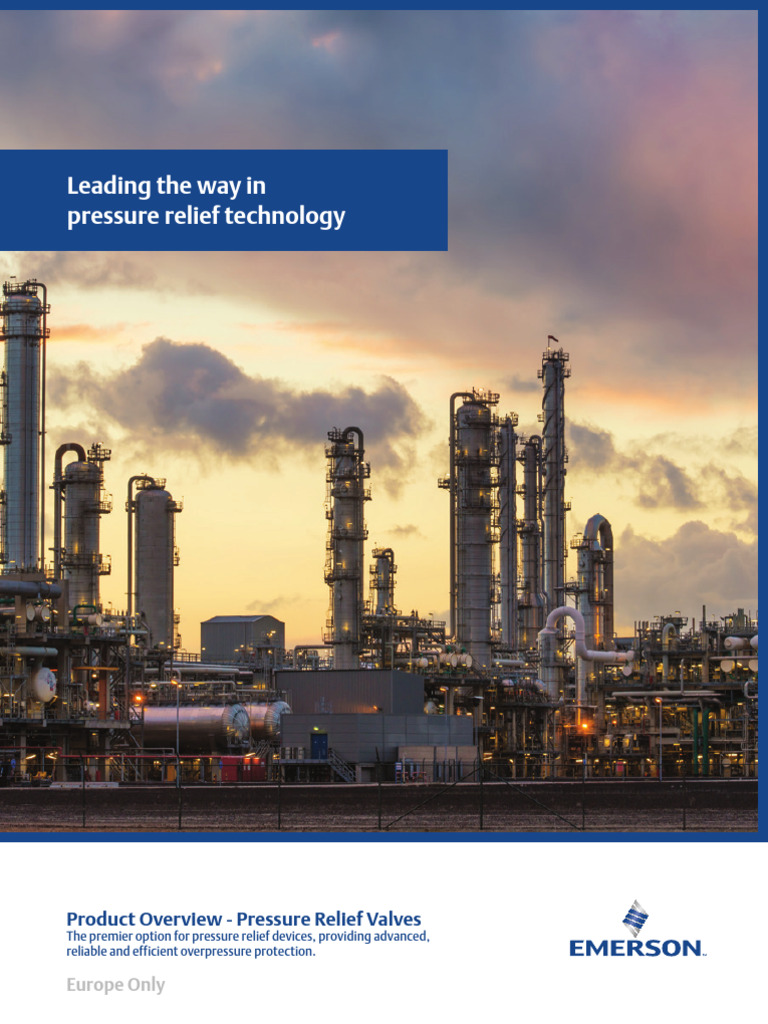 Product Brochure Pressure Relief Valves Product Overview Europe ...