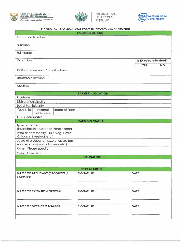 Pesi Application Profiing Form 2024 | PDF