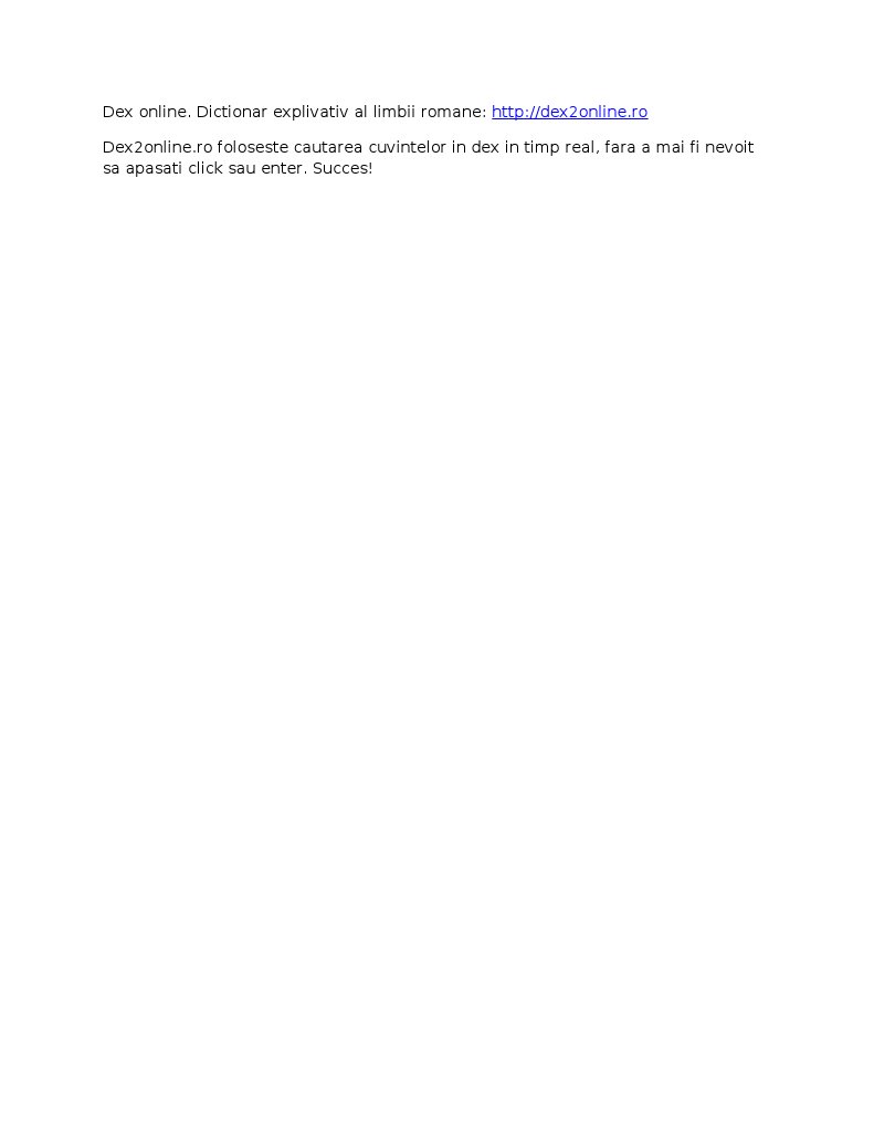 Dex Online: Dictionar Explicativ Român | PDF