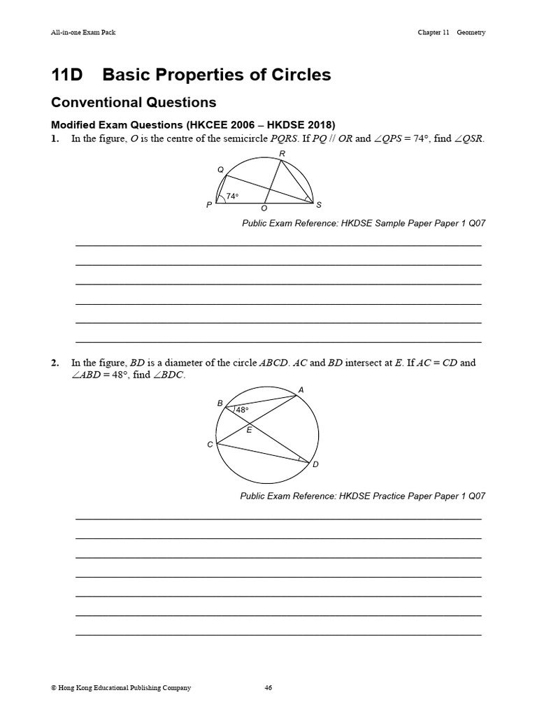 Geometry Circle Properties Guide | PDF | Circle | Euclidean Geometry
