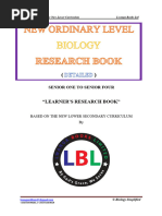 Form Five Biology Notes Overview | PDF