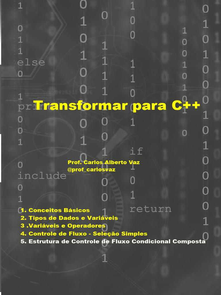 Exercicios Transformar CPP C12345 | PDF | Controle de fluxo | Números
