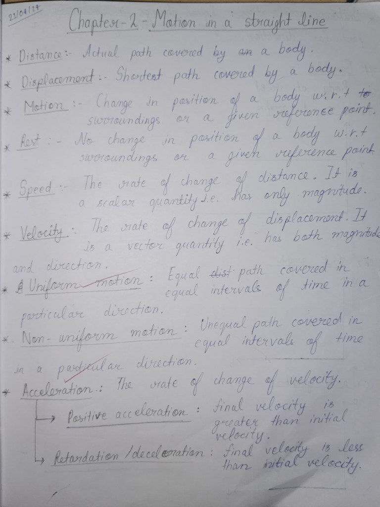 Physics Chapter 2 | PDF | Teaching Methods & Materials
