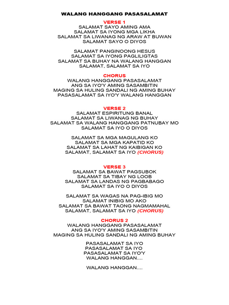 Lyrics Sa Harana | PDF