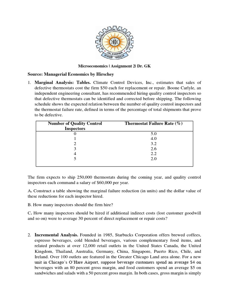 Economics Assignment 2 | PDF | Demand | Supply (Economics)
