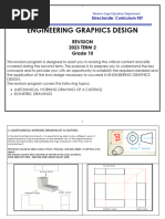 Grade 10 EGD Year Plan 2025 | PDF | Technical Drawing | Drawing
