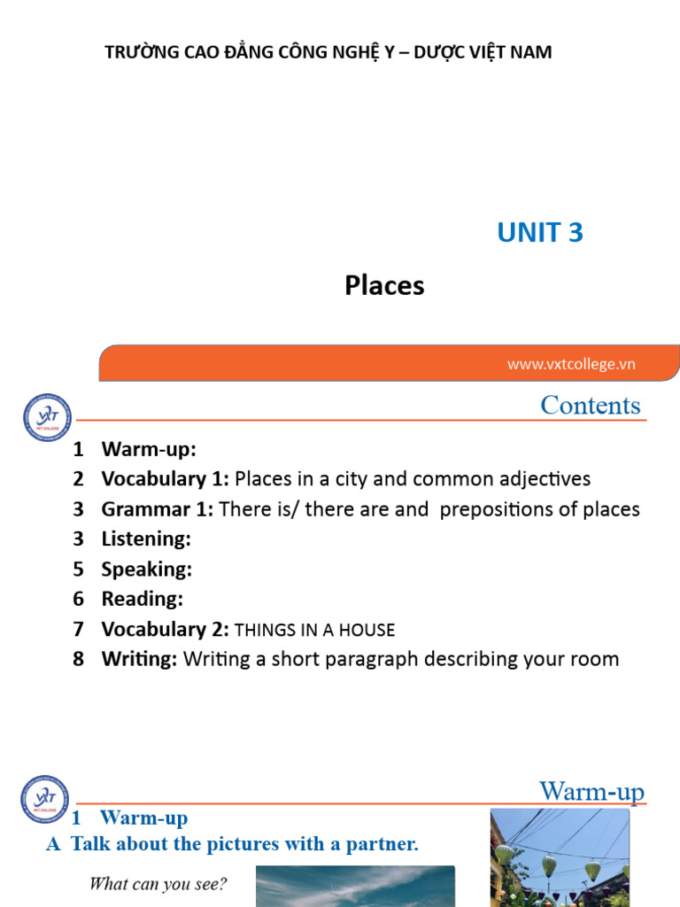 Unit 3 Places | PDF | Linguistics | Grammar