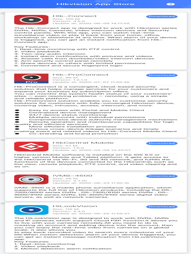 Hikvision App Store 2 | PDF