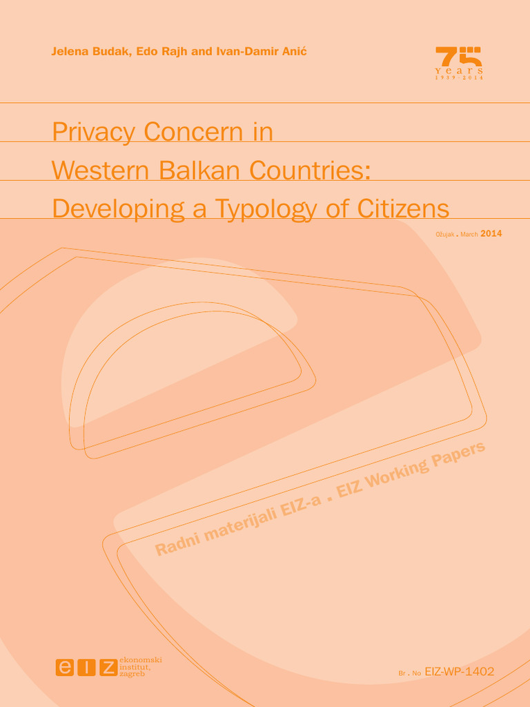 Privacy_Concern_in_Western_Balkan_Countries_Developing_a_Typology_of_Citizens (1) | PDF | Survey ...
