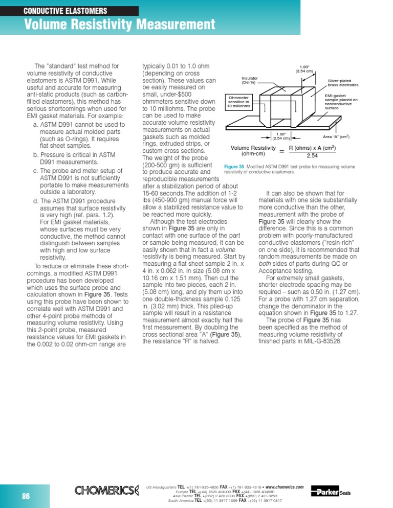 Volume Resistivity Measurement | Download Free PDF | Electrical ...