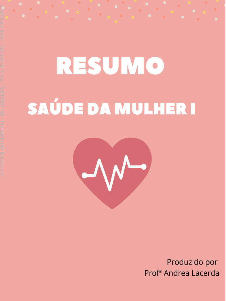 Resumo Saúde Da Mulher I - Andrea Lacerda | PDF