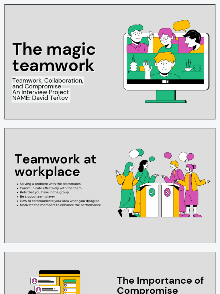 Teamwork, Collaboration, and Compromise | PDF | Leadership | Social ...