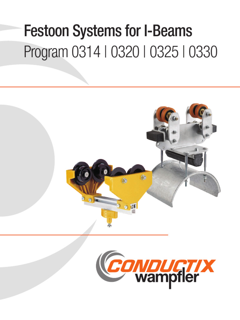 Festoon Systems for I-Beams and Cables | PDF | Bearing (Mechanical ...