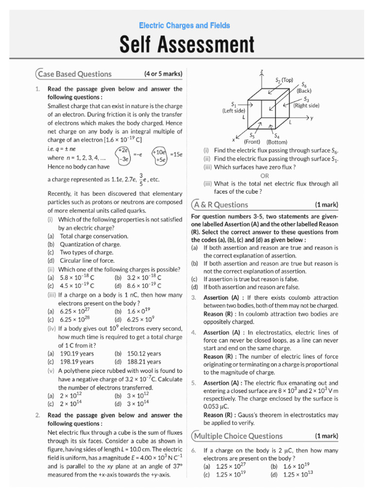 Ch1 Physics Question Bank | PDF