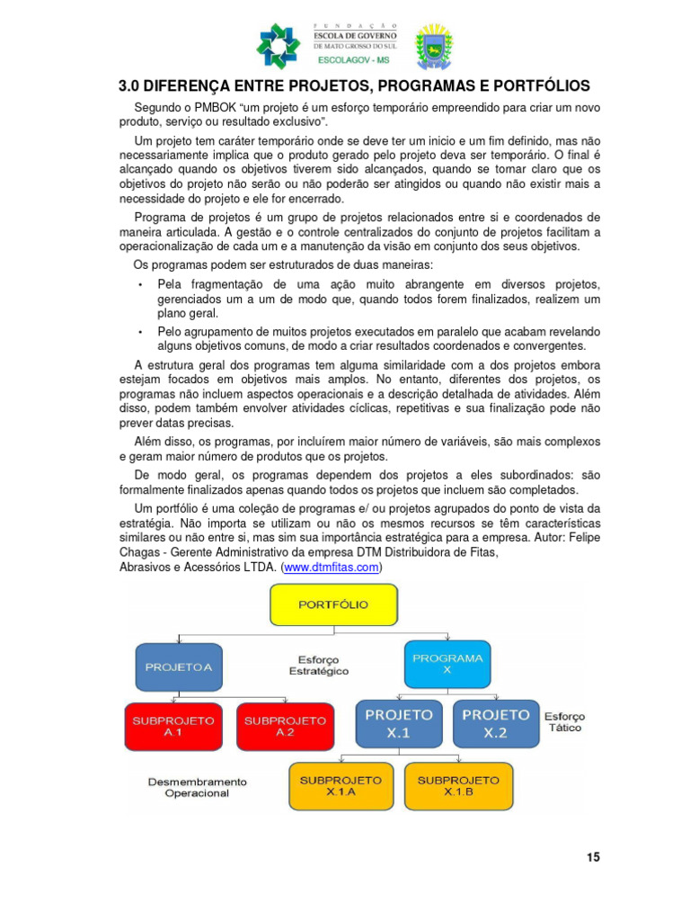 Módulo2 Apostila Elaboração E Gerenciamento De Projetos Pdf Despesa