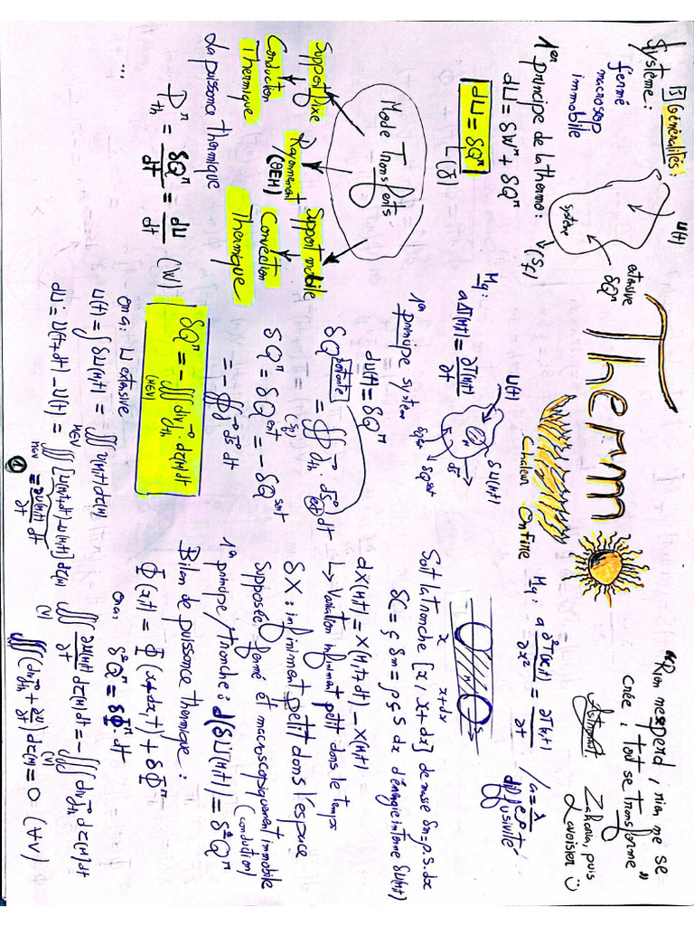 15-Résumé Thermo | PDF