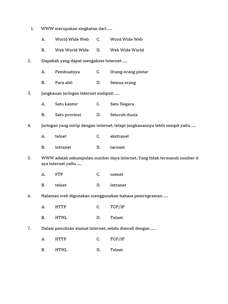 Soal Pas Informatika Kelas Ix | PDF | Seni | Teknologi & Rekayasa