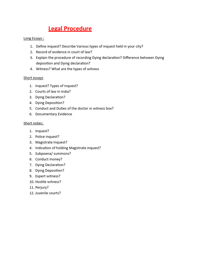 Dying Declaration vs. Dying Deposition | PDF | Hanging | Autopsy