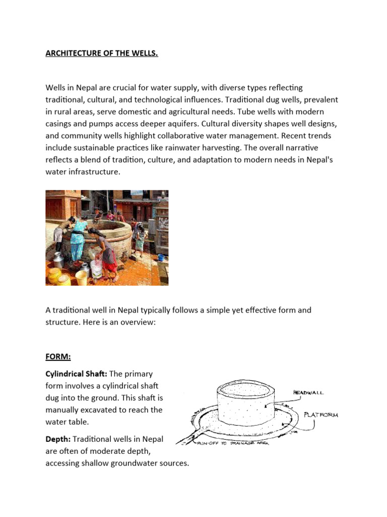 Well Architecture | PDF | Water | Water Resources