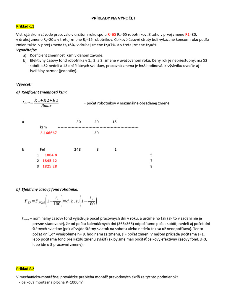 Príklady 1-4mmm | PDF