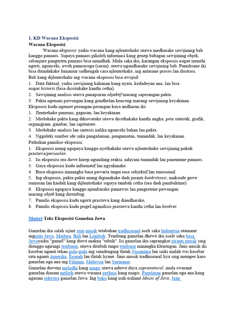 Materi Pepanggih 8 Dan 9 Bhs Jawa XII | PDF