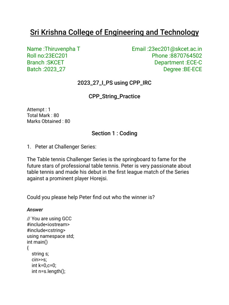 Day 8 Practice at Home | PDF | Namespace | Computer Programming