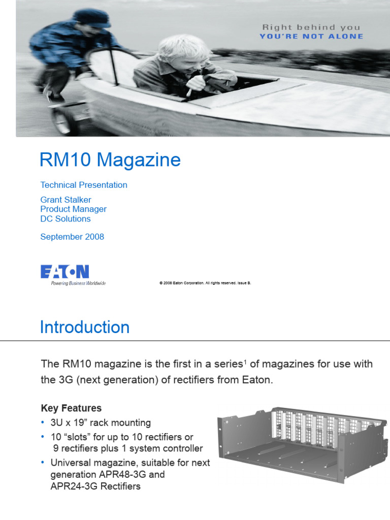 RM10 Technical Presentation B | PDF | Rectifier | Electrical Connector