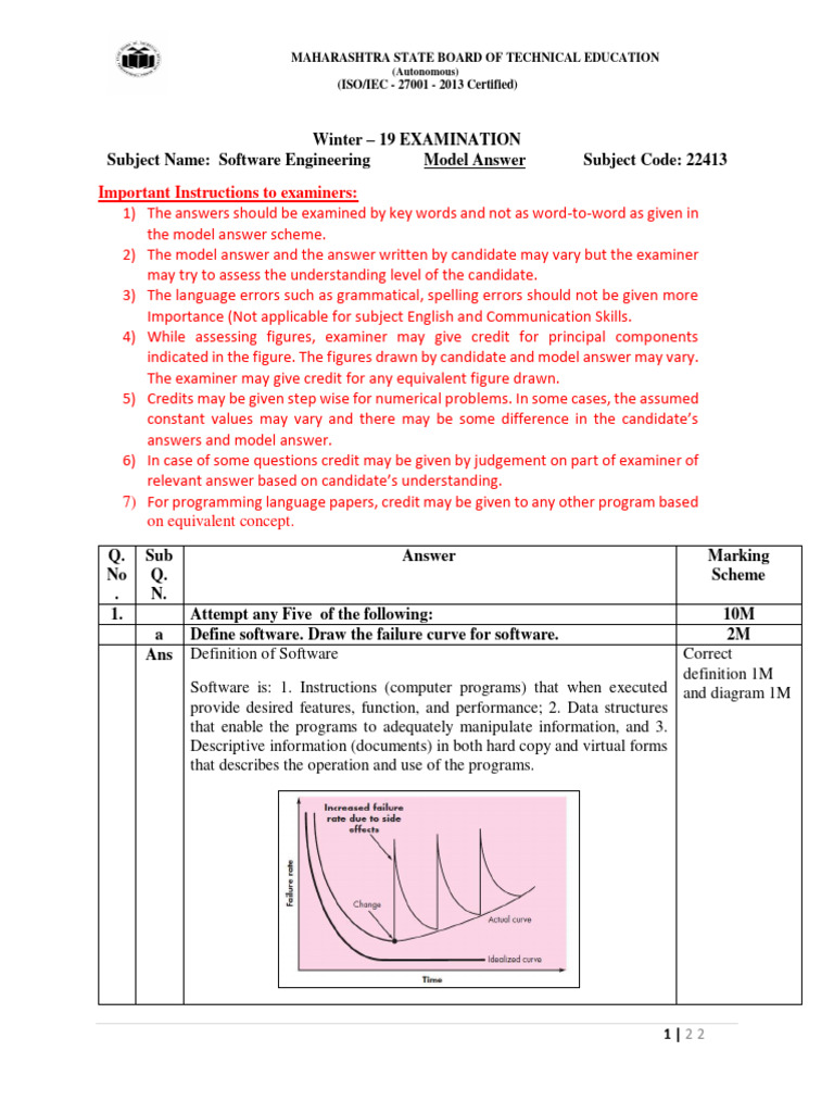 Software Engineering Exam Guide | PDF | Software Testing | Risk
