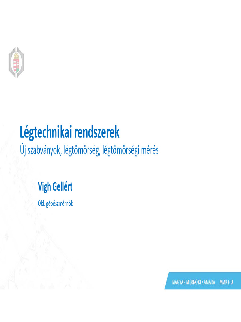 Vigh Gellért EA Légtömörség 2022 KÉSZ | PDF