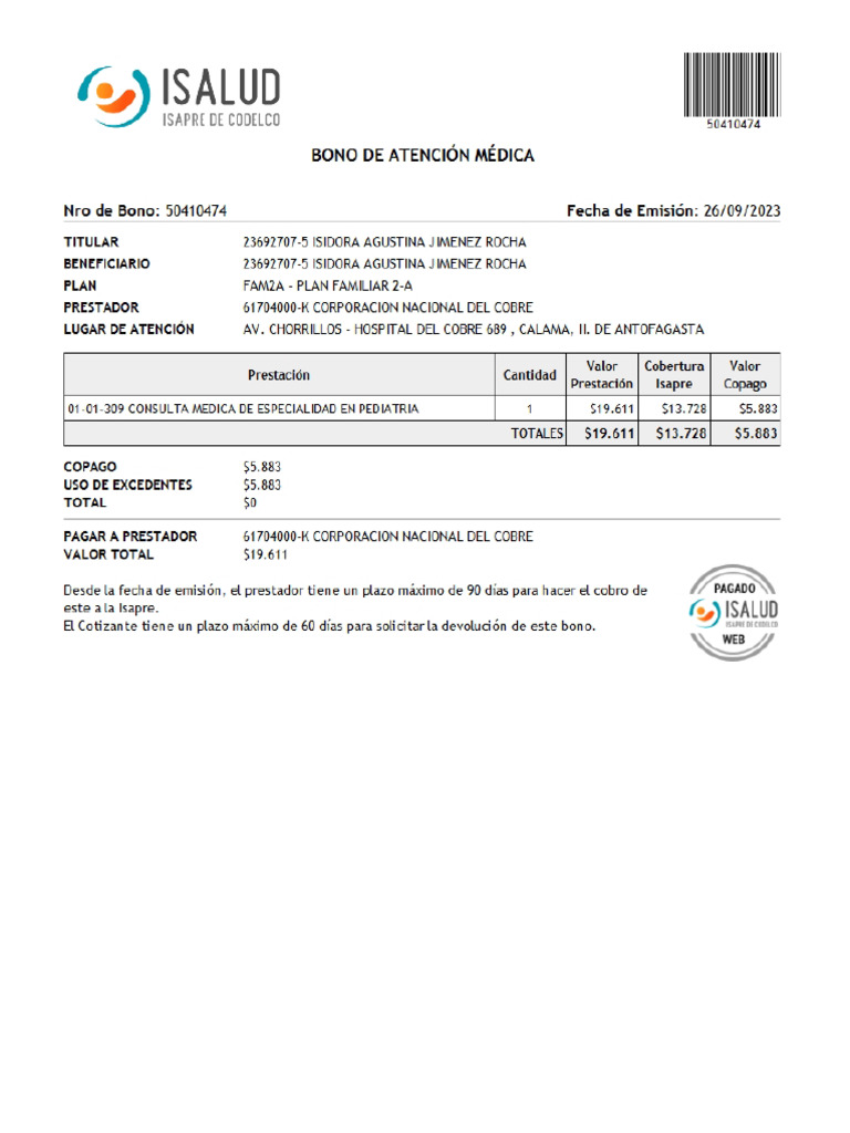 Descargar Bono | PDF