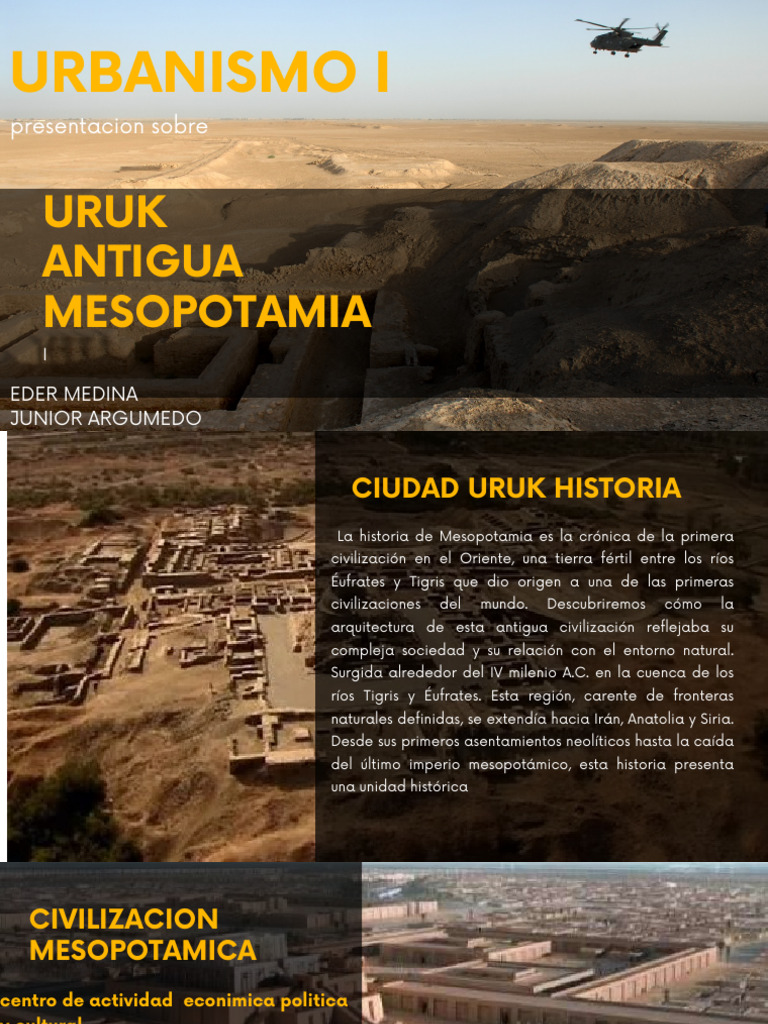 Presentación DE EDER MEDINA Y JUNIOR ARGUMEDO CIUDAD URUK | PDF ...