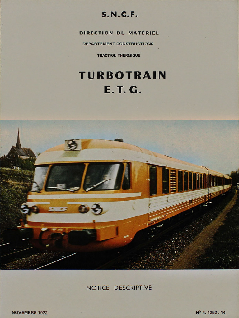 Turbotrain ETG | PDF