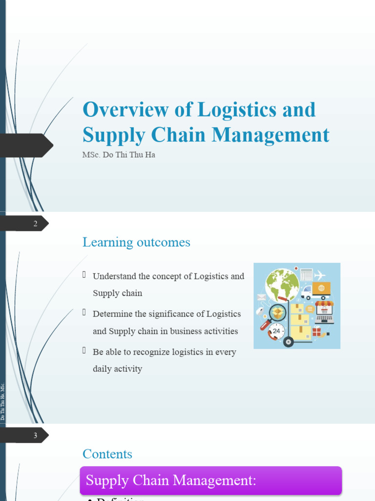 Overview of Logistics and Supply Chain | PDF | Logistics | Supply Chain Management