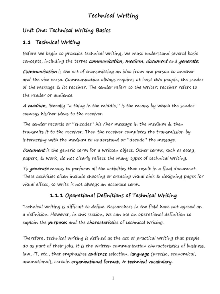 Technical RW Module | PDF | Memorandum | Communication