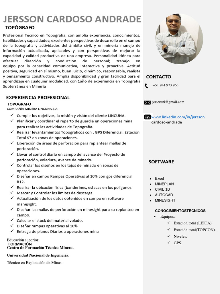 CV 666 Merged | PDF | Topografía | Ingeniería