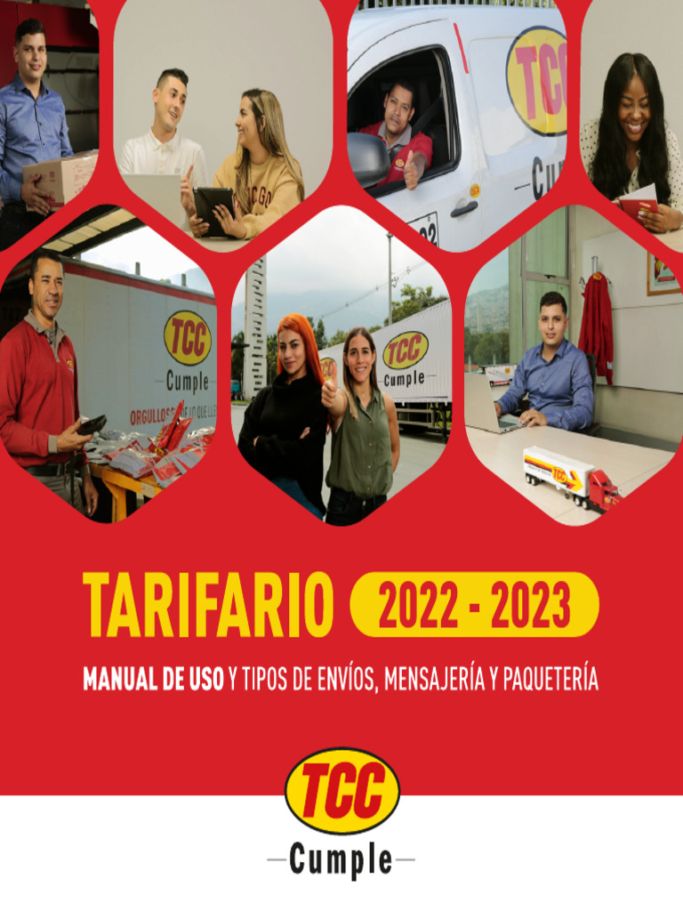 Tarifario-Tcc-2023 230822 | PDF | Logística | aduana