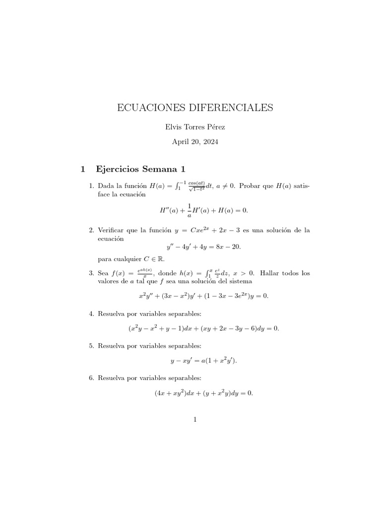 Ejercicios Sem 1-3 | PDF | Inductor | Pendiente