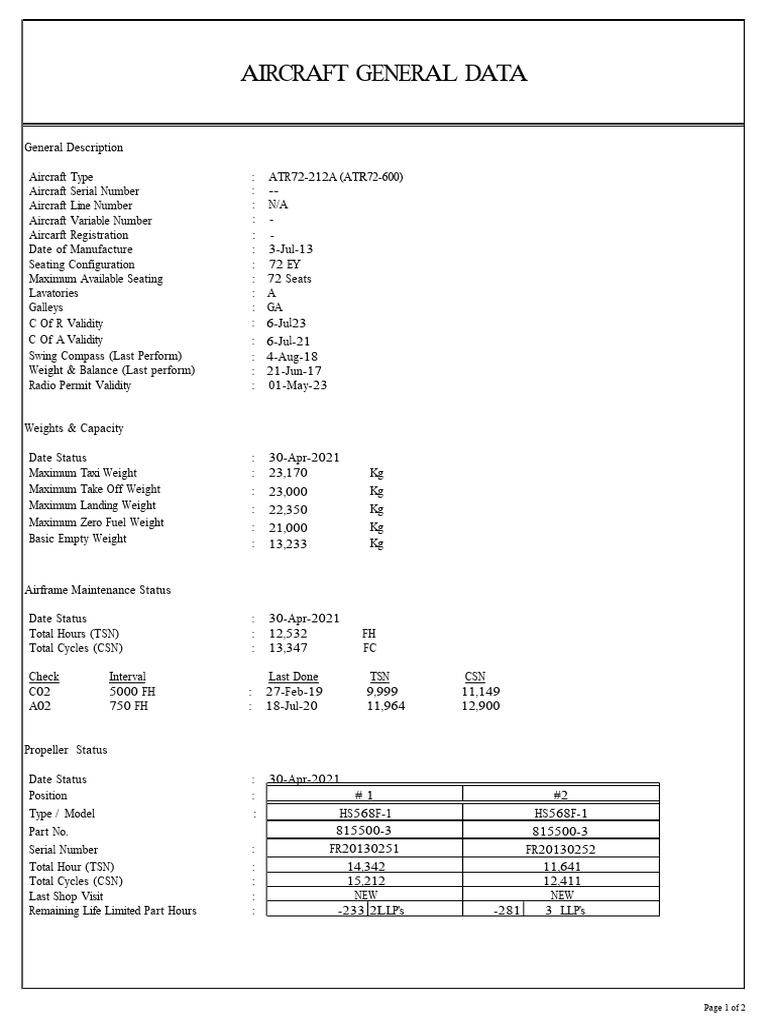 AGD PNY | PDF | Aircraft | Aerospace Engineering