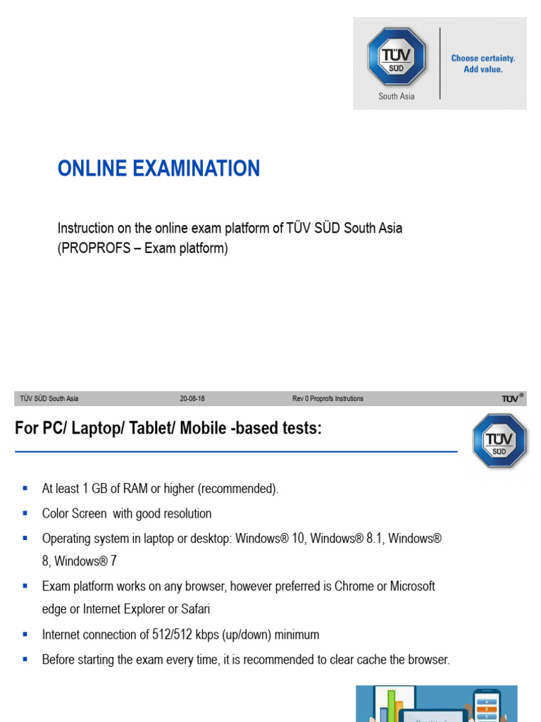 Online Exam Process And Instructions Download Free Pdf Software