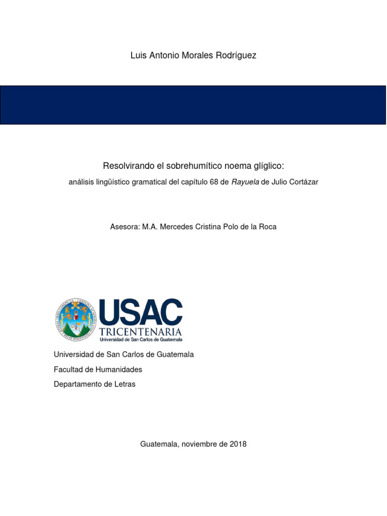 Resolvirando El Sobrehumítico Noema Glíglico - Análisis Lingüístico ...
