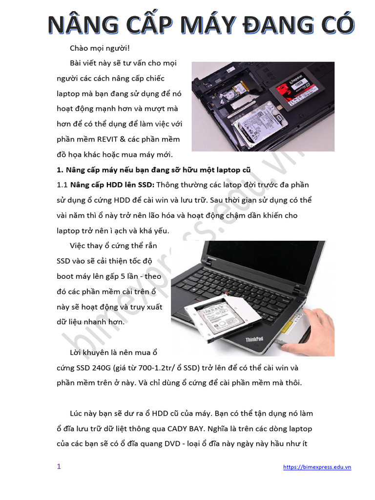 Nang Cap Laptop 2022 | PDF