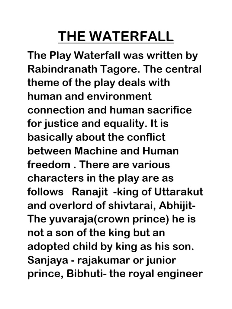 Waterfall Summary | PDF