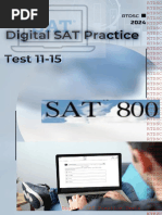 Sat Answer Key For Practice Test 1 | PDF | Tests | Standardized Tests